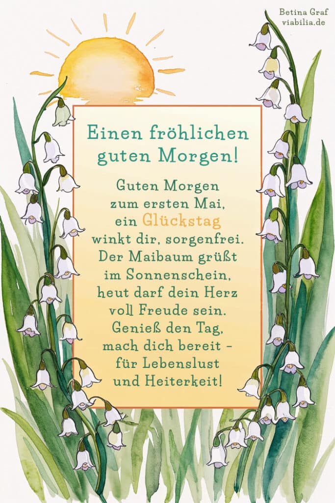 1. Mai - Grüße und Sprüche ️ auch mit lustigen Bildern