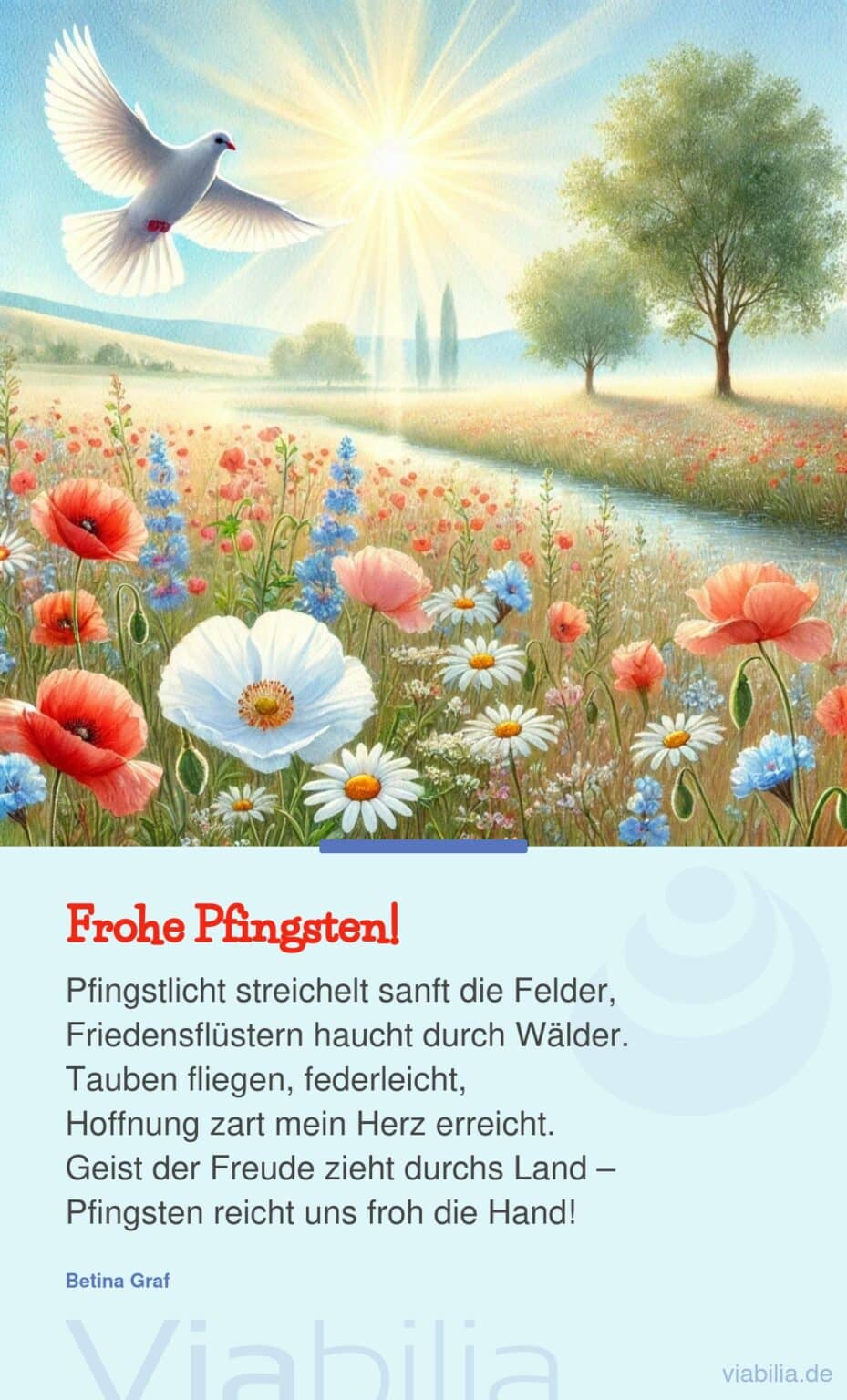 Pfingstgrüße für WhatsApp – Bilder und Sprüche zu Pfingsten