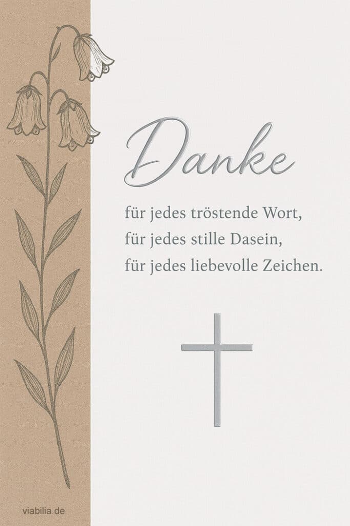 Danksagung Trauer Sprüche + Bilder für WhatsApp zum Dank