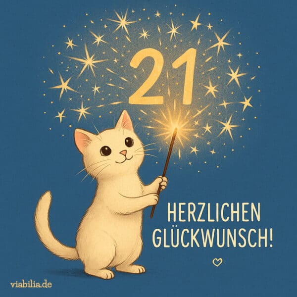 21. Geburtstag Lebenslustige Glückwünsche, Bilder, Sprüche
