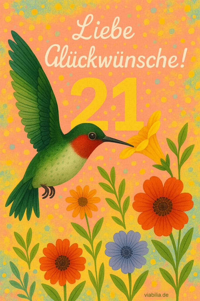21. Geburtstag Lebenslustige Glückwünsche, Bilder, Sprüche