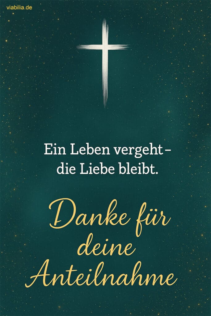 Danksagung Trauer Sprüche + Bilder für WhatsApp zum Dank
