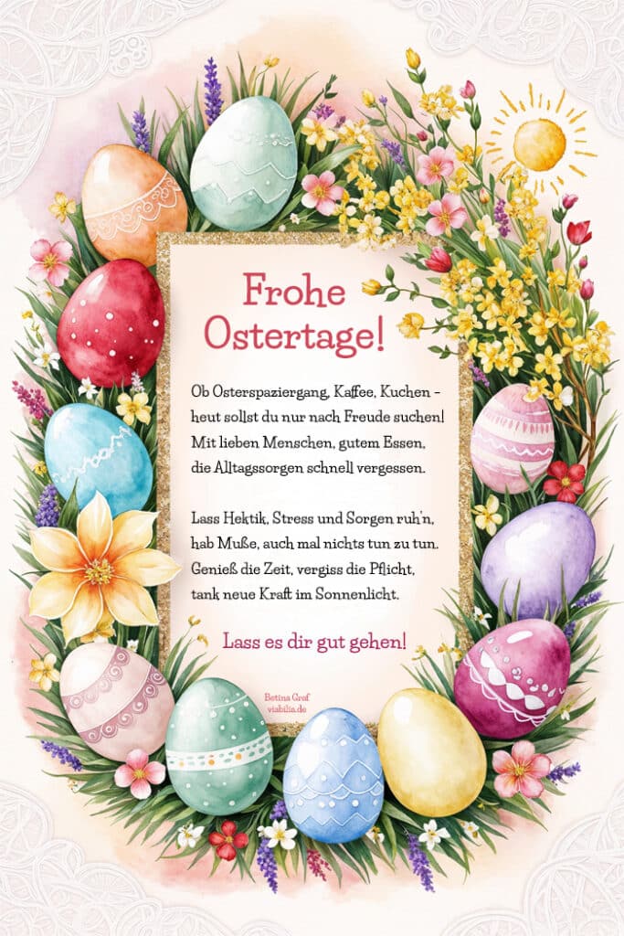 Ostergedichte Zum Ausdrucken