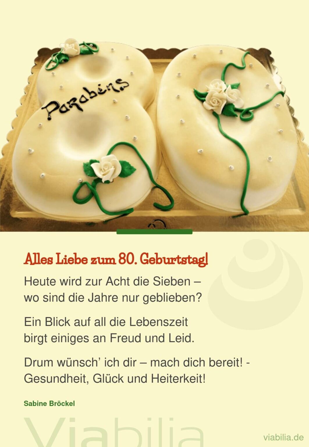 Gedicht Runder Geburtstag