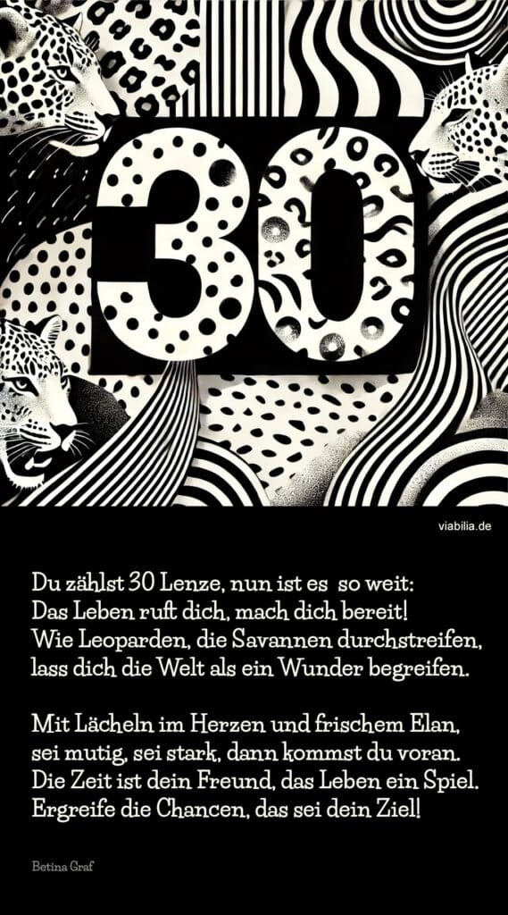 30. Geburtstag Glückwünsche, Sprüche + WhatsApp-Bilder