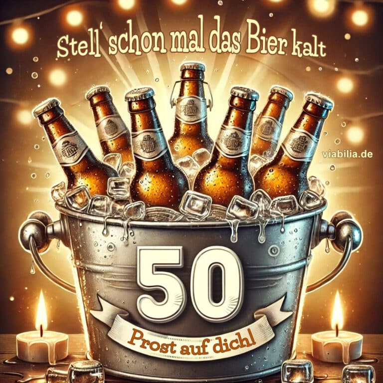 50 Geburtstag Mann Bier