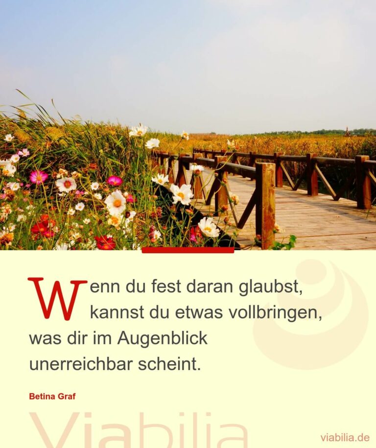 Stärkende Mutmach-Sprüche mit schönen Bildern